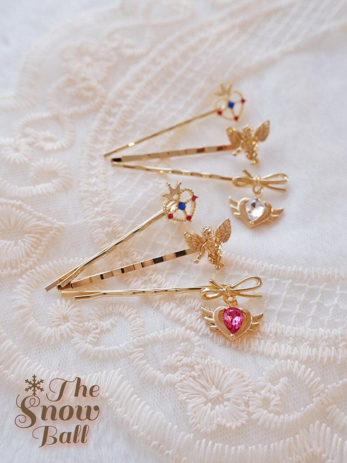 Rococo Angel, Hair Pins Set, Vintage, Dainty, Baroque, Romantic ...