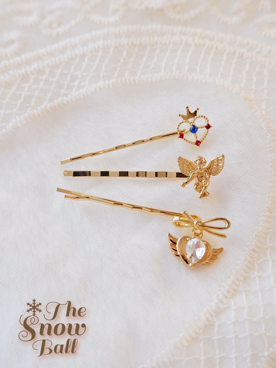Rococo Angel, Hair Pins Set, Vintage, Dainty, Baroque, Romantic ...