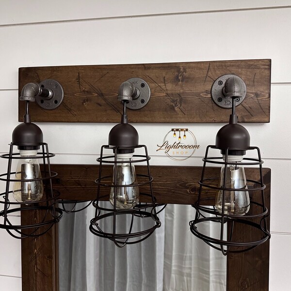 Rustic Cage Light - Etsy