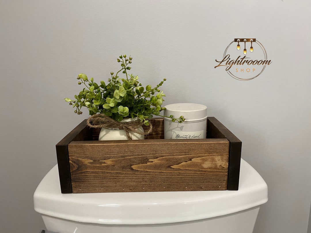 Toilet Box, Bathroom Storage Box, Toilet Caddy, Bathroom Decor, TP ...