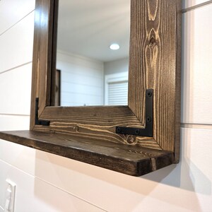 Mirror With 3.5 Deep Shelf 70 Sizes Custom Orders 22 - Etsy
