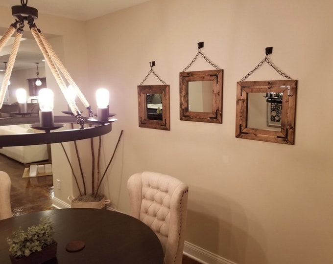 Small Decorative Mirrors With Brackets, 22 Colors, Unique Mirrors ...