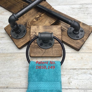 Rustic Bathroom Set Industrial Pipe Set Full Bathroom | Etsy