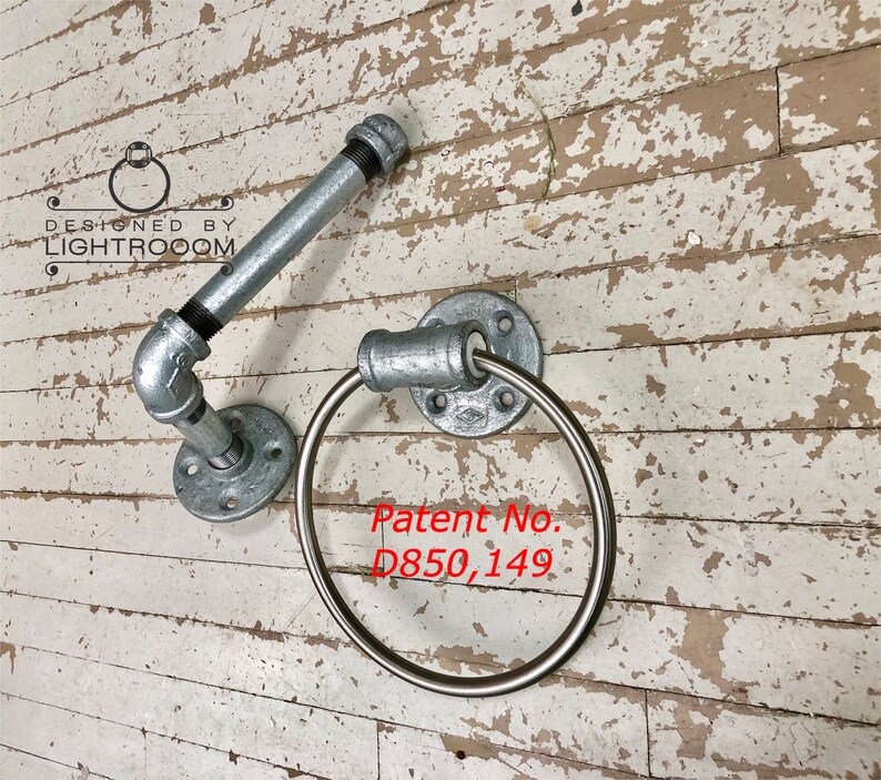 TP Ring Bathroom Set Toilet Paper Holder Towel Ring - Etsy