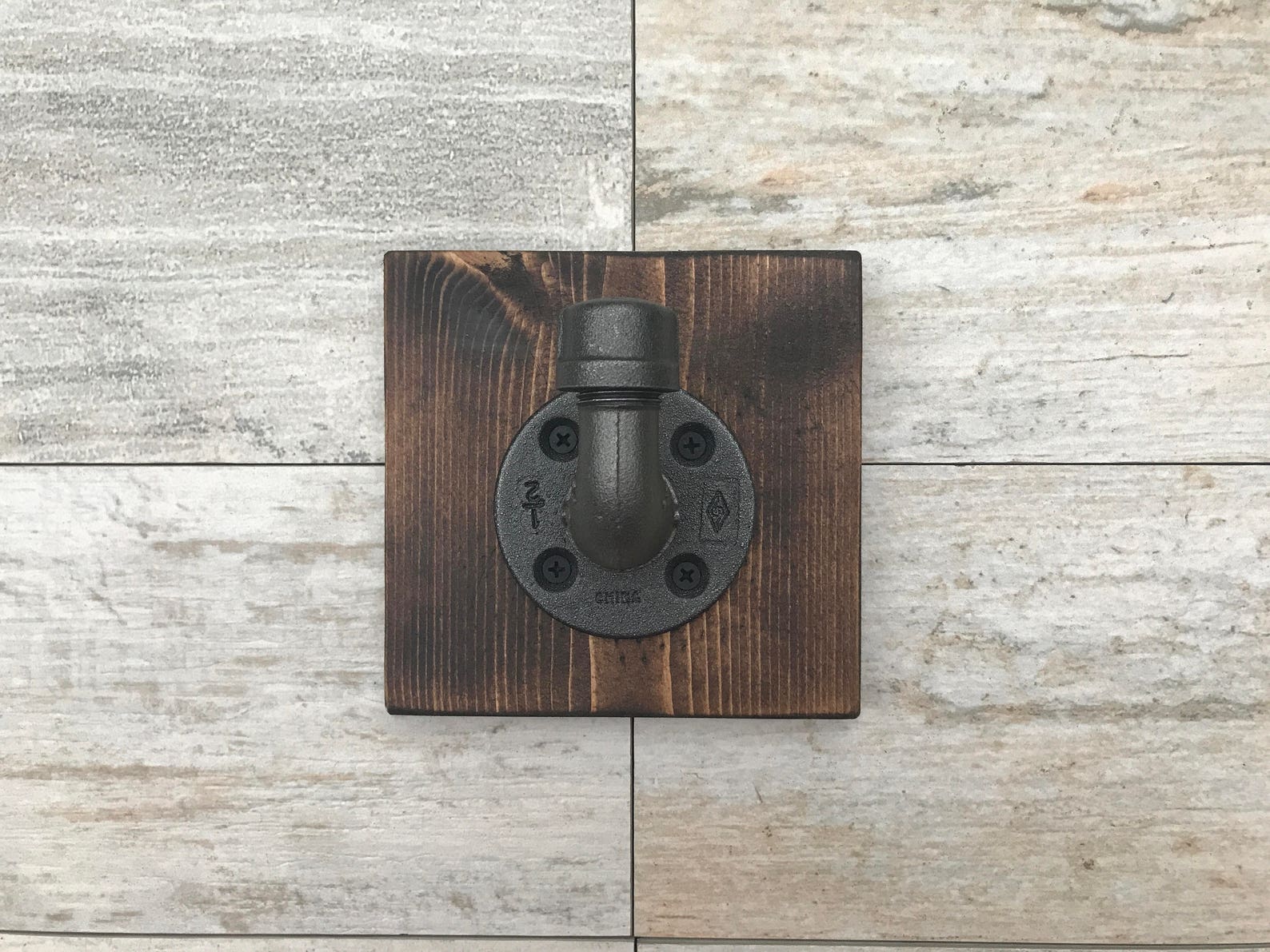 Rustic Industrial Handmade Modern Hook Pipe Bathroom - Etsy