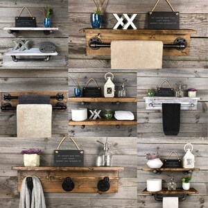 SPECIAL WALNUT Rustic Garbage Can Bathroom Trash Can 3 or 4 - Etsy