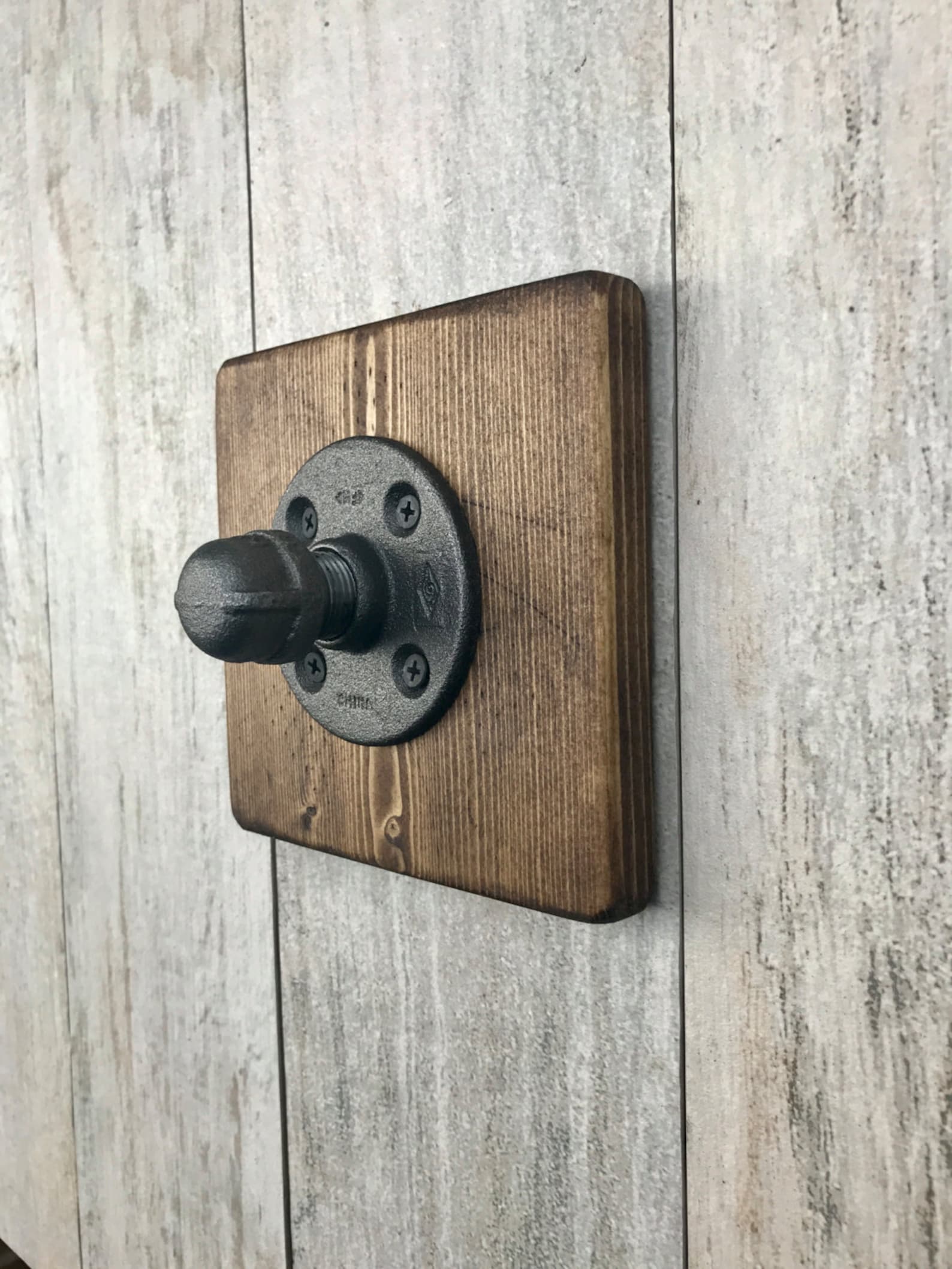 Rustic Industrial Handmade Modern Hook Pipe Bathroom - Etsy