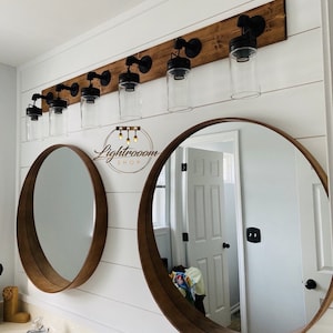 Unique Vanity Light, 2-3-4-5-6 Glass Shade Light,bathroom Fixture ...