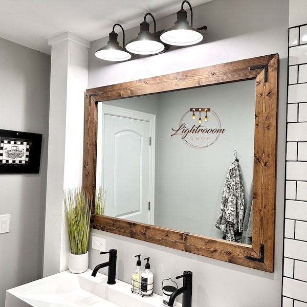 Rustic Vanity Mirror - Etsy