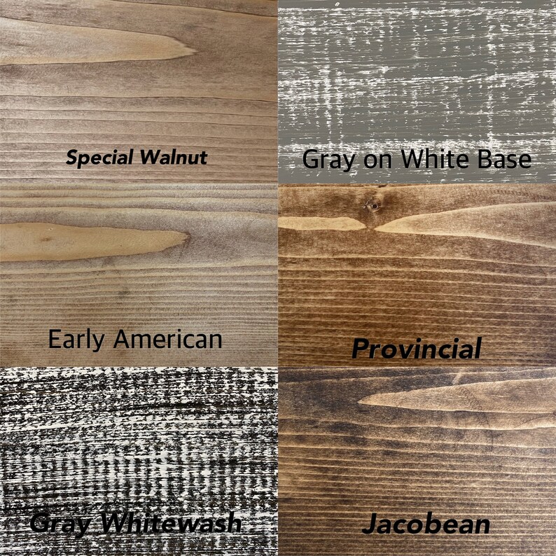 Sample Wood Sample Stain Colors Espresso Whitewash | Etsy