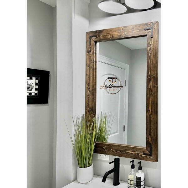 Rustic Mirror - Etsy