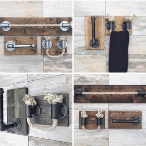 SPECIAL WALNUT Rustic Garbage Can Bathroom Trash Can 3 or 4 - Etsy