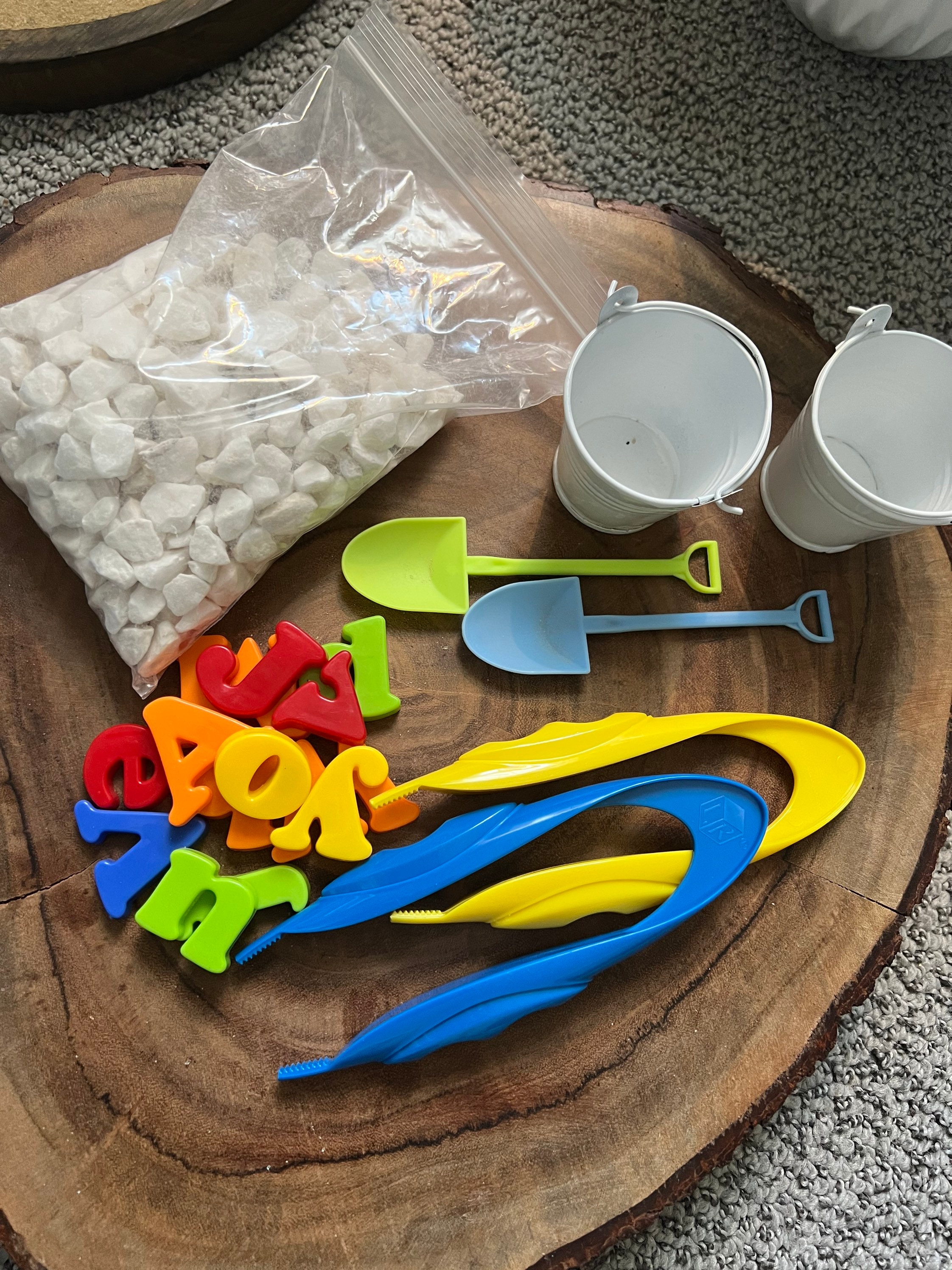 Letter Recognition Sensory Bin - Etsy