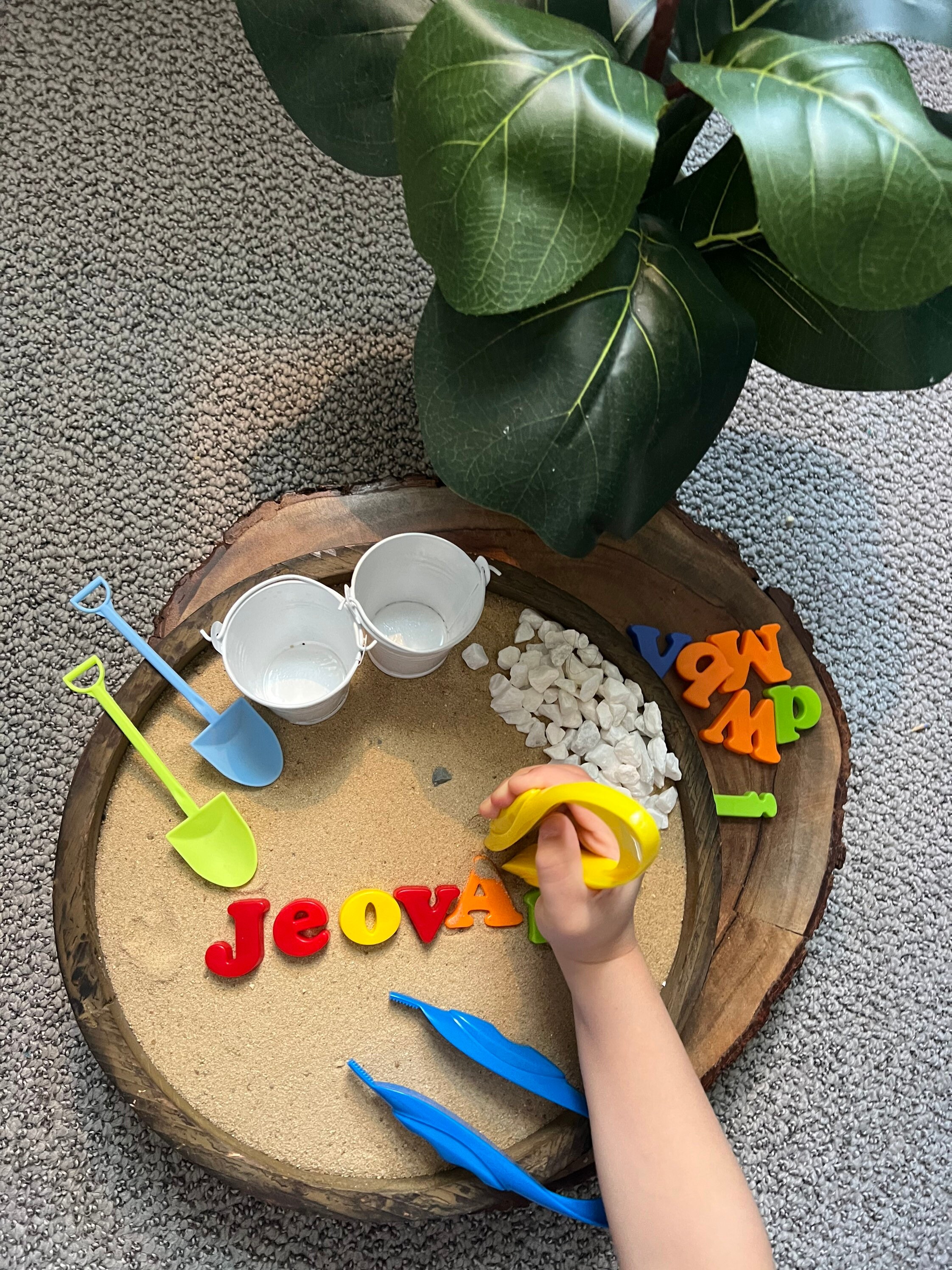 Letter Recognition Sensory Bin - Etsy