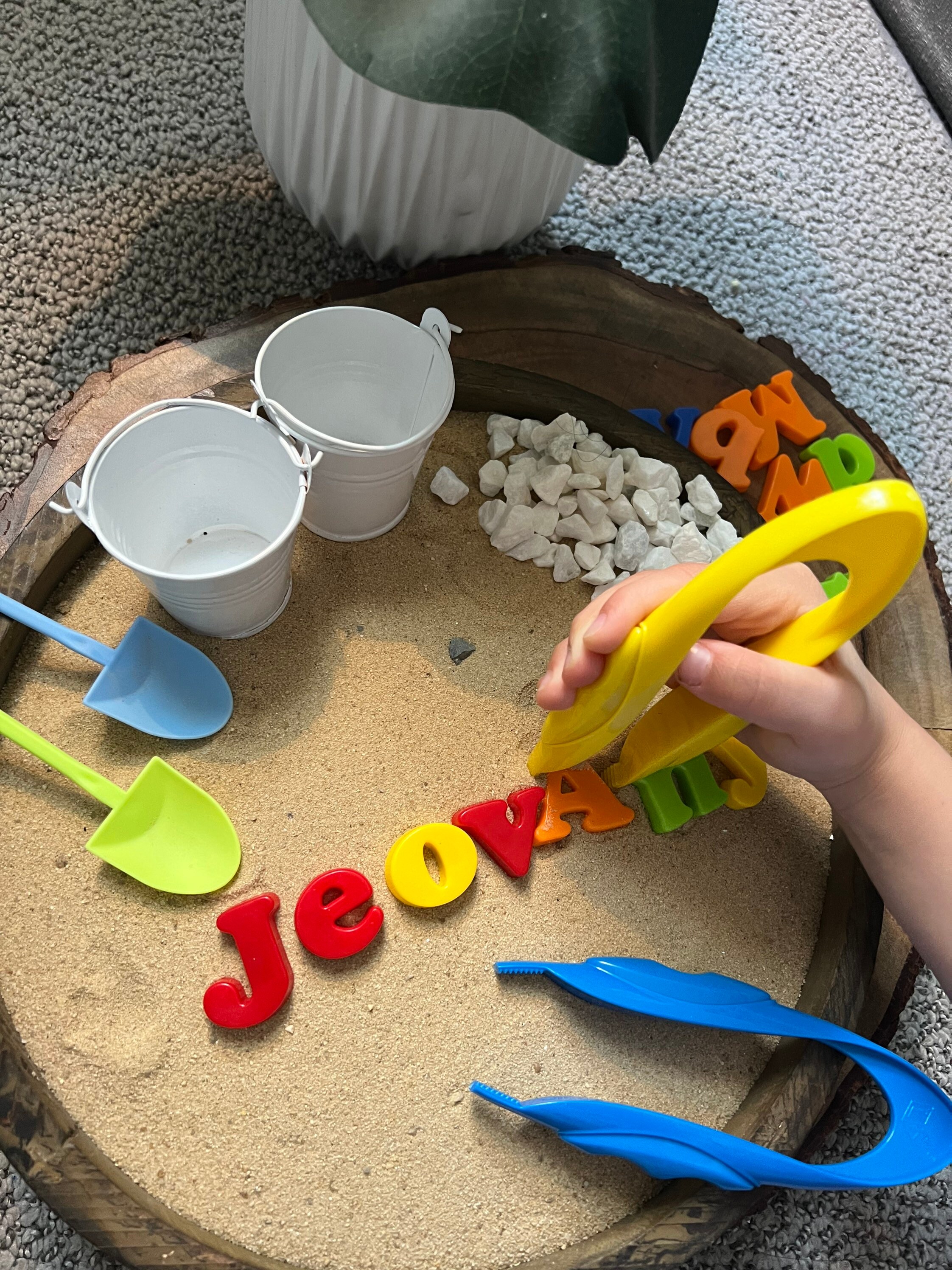 Letter Recognition Sensory Bin - Etsy