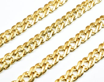 14k Gold Filled Chain by the Foot BAR LINK Necklace Chain | Etsy