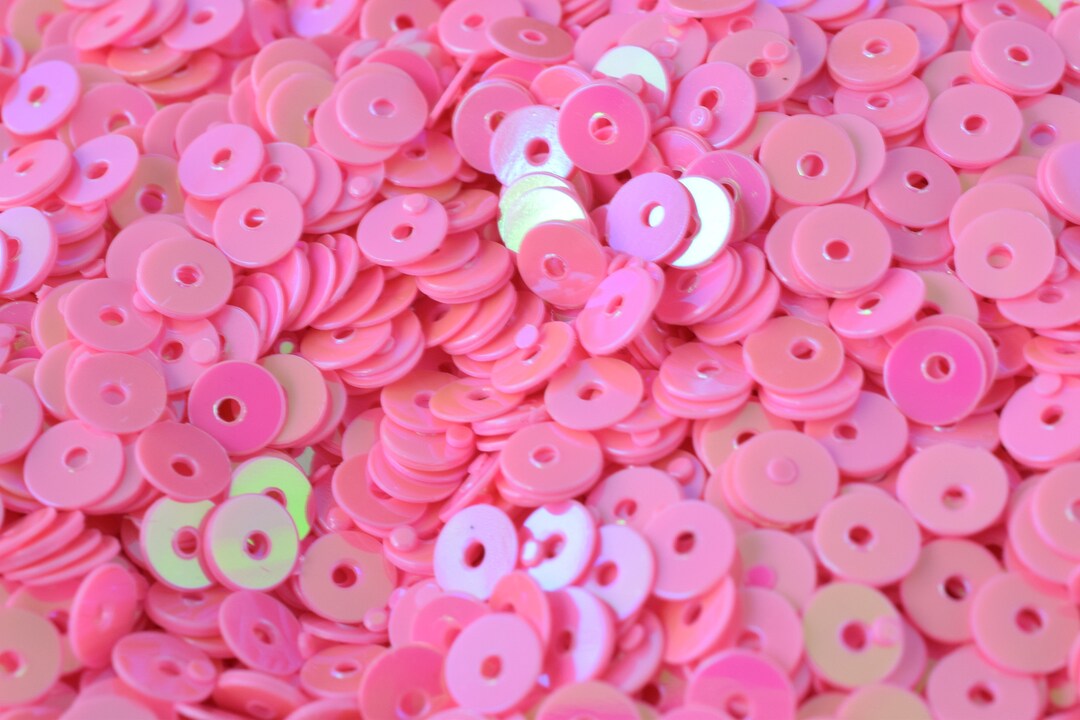 3/4/6mm Pink Iridescent Sequins Sheen Round Sequins/loose Paillettes ...