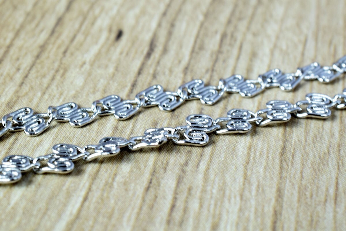 Rhodium Filled White Gold Filled Chain 17 Inch CS6 | Etsy