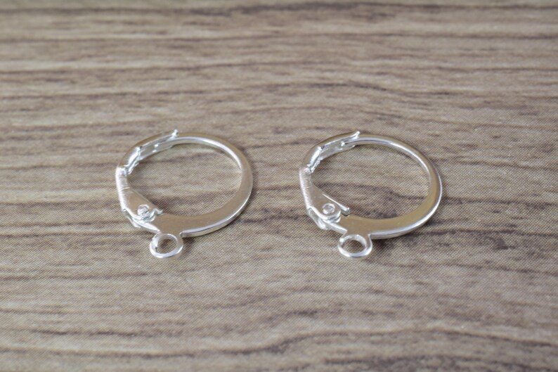 12mm Lever Back With Hole Earring Finding to Make Your Own - Etsy