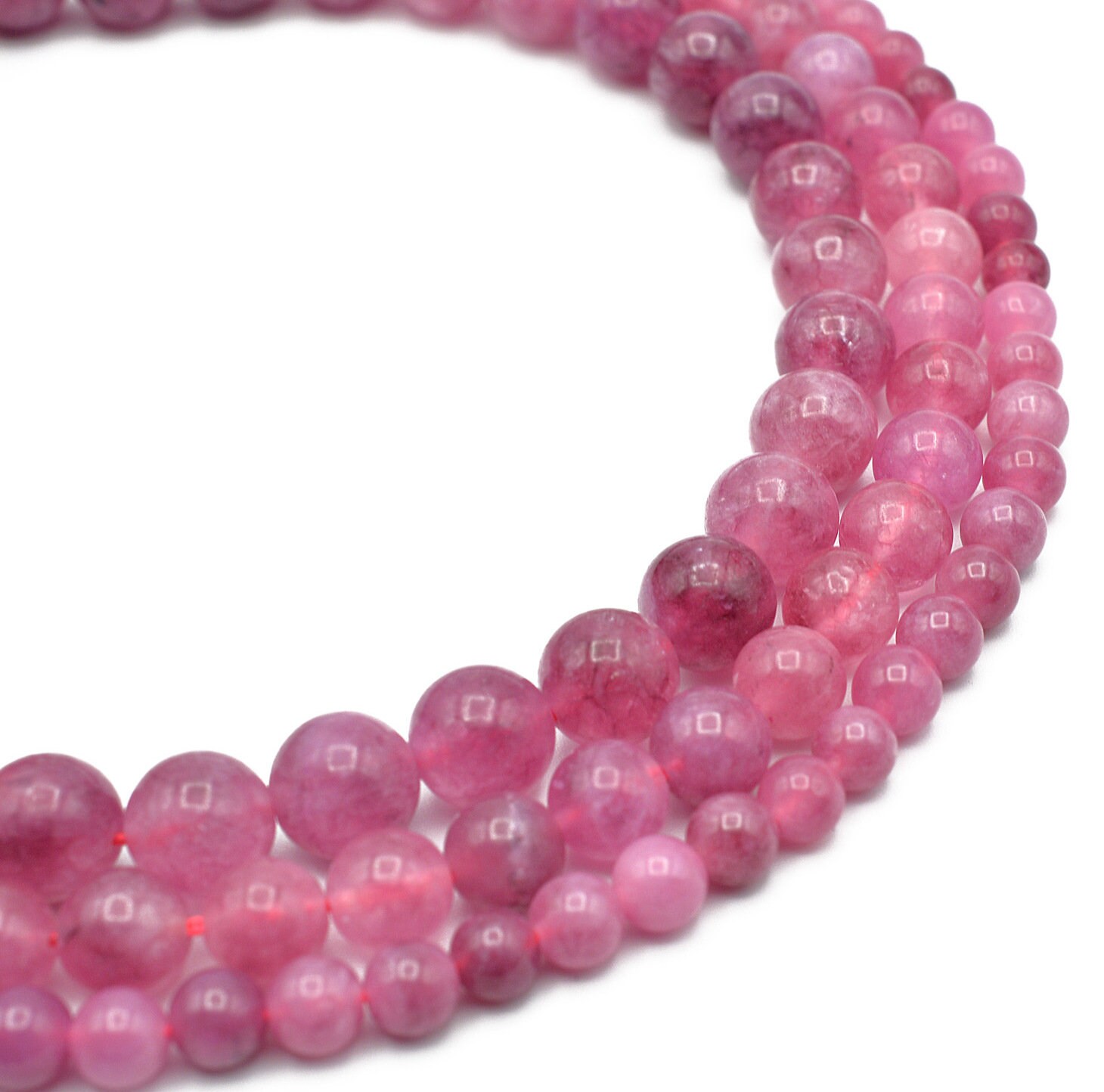 Pink Muscovite Gemstone Round Beads 6mm8mm10mm loose Beads | Etsy