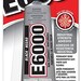 1 Black E6000 2.0 Oz Glue Ideal for Bonding Wood, Fabric, Leather ...