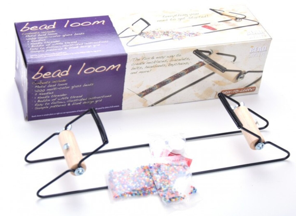 Beadsmith Bead Loom Kit for Beginners Tools Includes Weave - Etsy