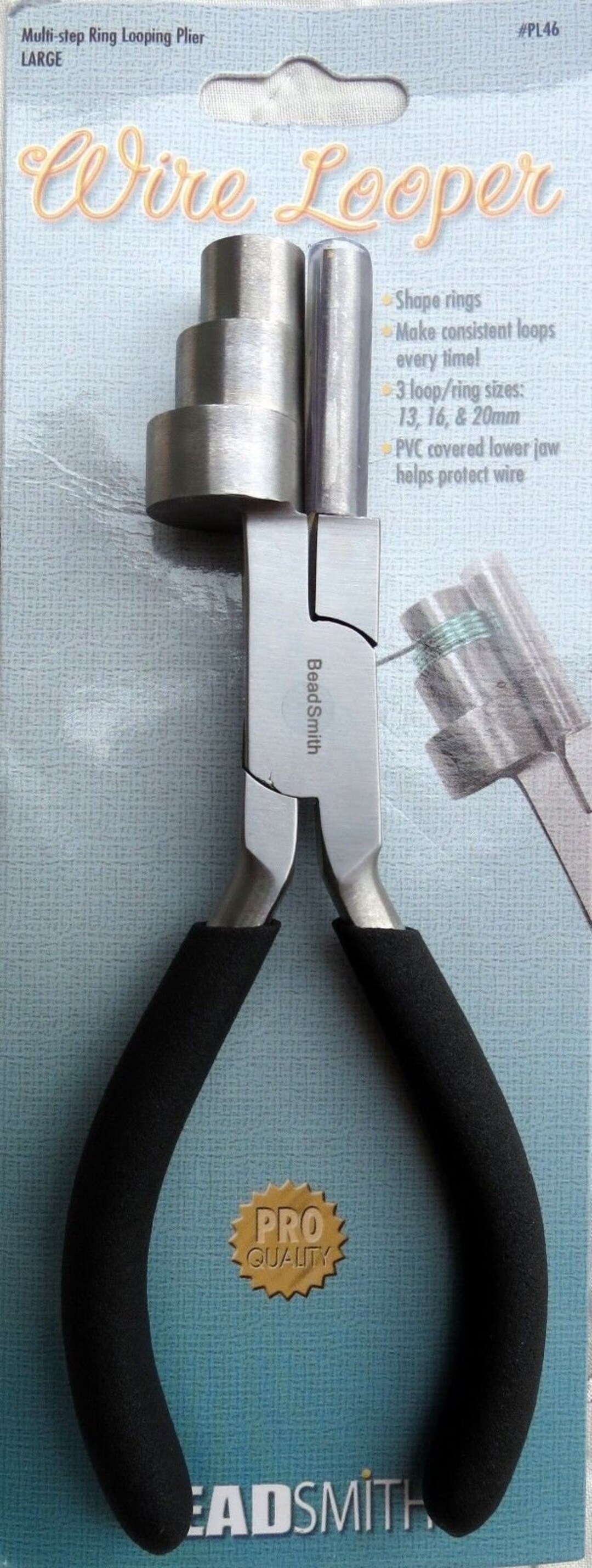 Wire Wrapper Looping Plier 13-16-20mm, 5-7-10mm Rings by Beadsmith Wire ...