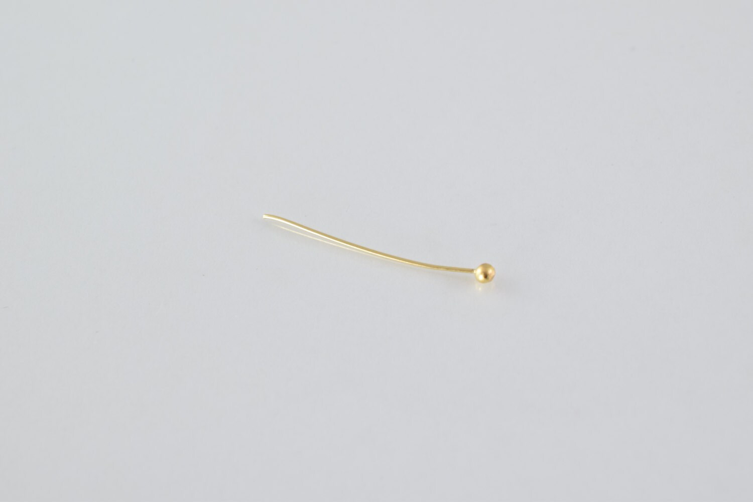 1 Inch Round Head Pin Gold Filled 14k 25mm Thickness 1mm | Etsy