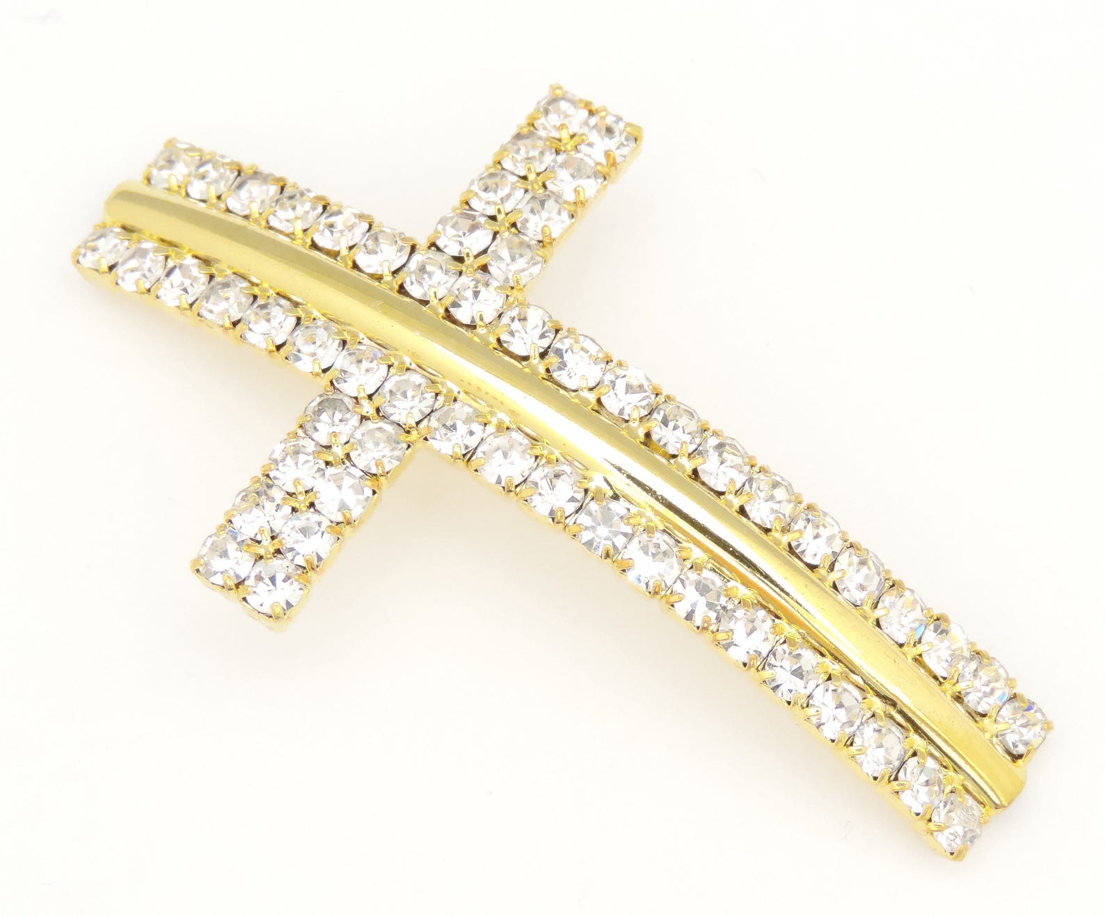 Rhinestone Curved Cross Slideway Slide Connector Cross 2 - Etsy