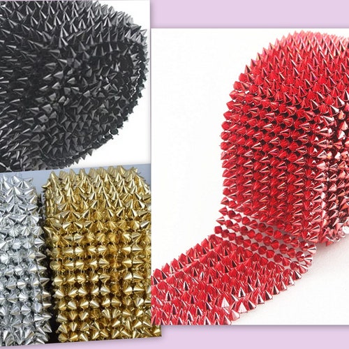 Spike Mesh Roll Trim 5 Yard Silver or Gold or Black or Red - Etsy
