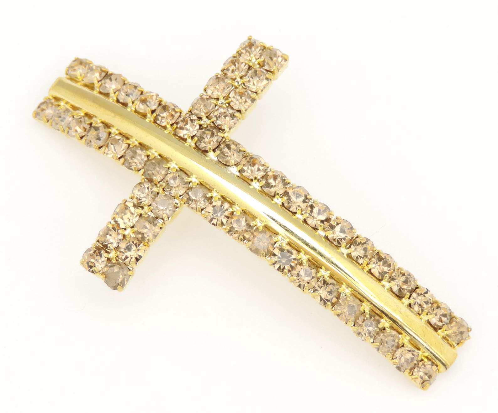 Rhinestone Curved Cross Slideway Slide Connector Cross 2 - Etsy