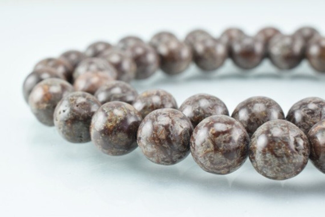 Brown Snowflake Jasper 6mm/8mm/10mm/12mm Round Gemstone Beads,obsidian ...