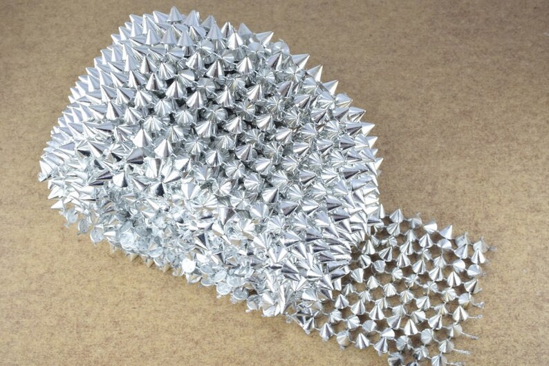 Spike Mesh Roll Trim 5 Yard Silver or Gold or Black or Red - Etsy