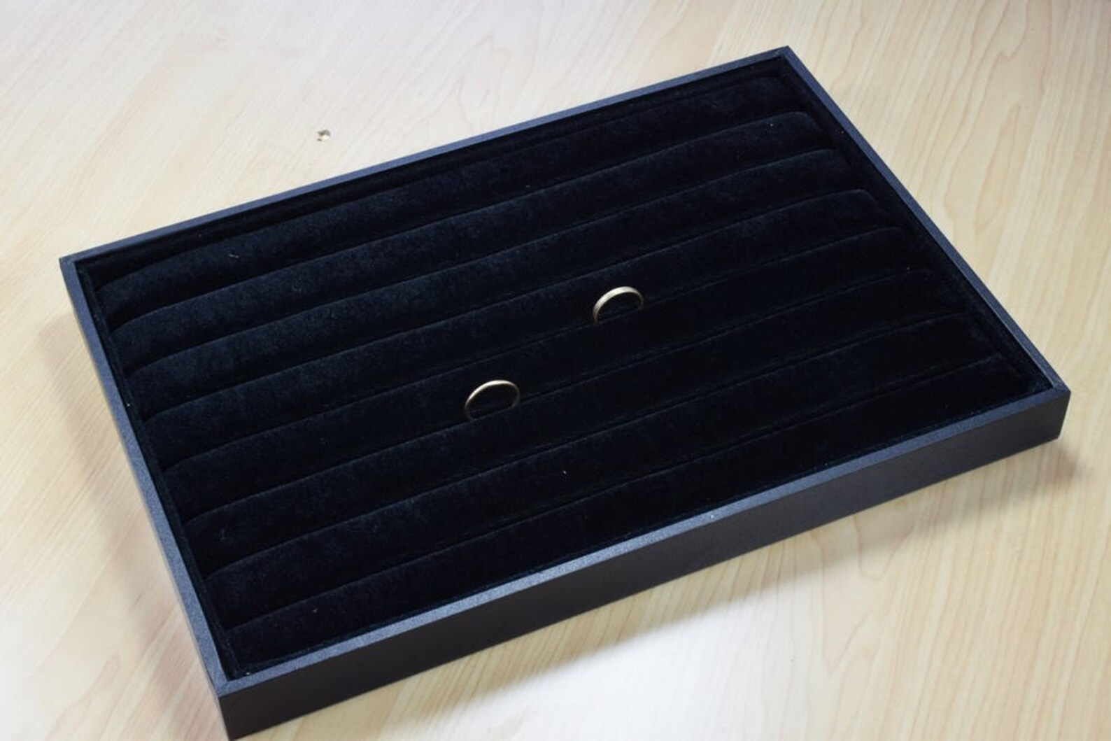 Black Velvet Ring Display Size 14x9.5x1.25 - Etsy