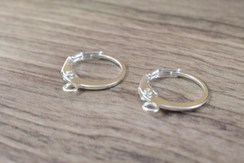 12mm Lever Back With Hole Earring Finding to Make Your Own - Etsy