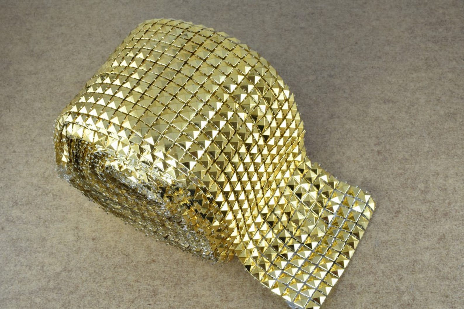 Studded Mesh Roll Pyramid Mesh Roll Trim 10 Yard Roll for - Etsy