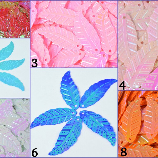 Leaf Sequins - Etsy
