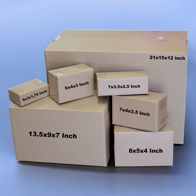 Various Size Boxes Shipping Cartons, Heavy Duty Corrugated Material ...