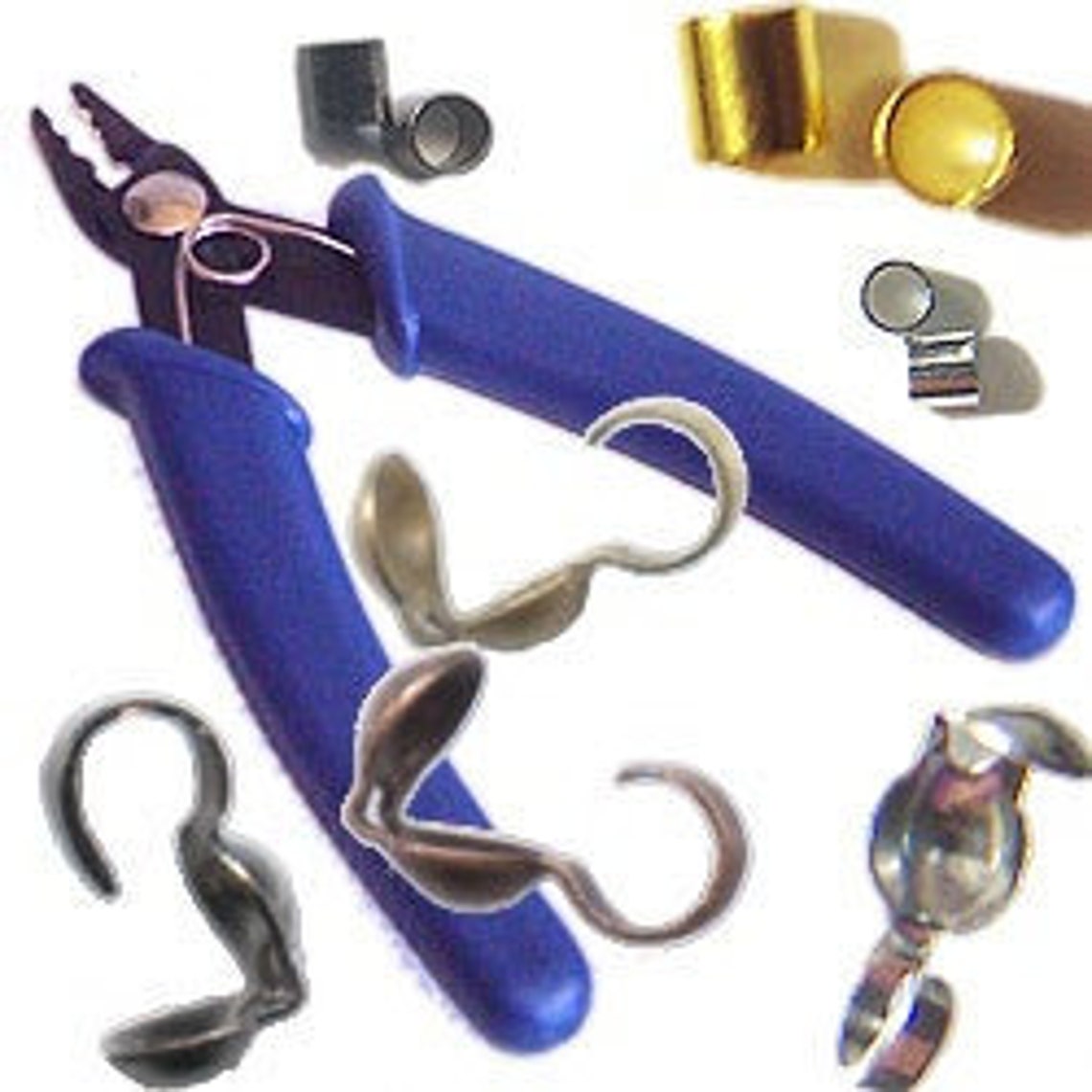 Bead Crimper Pliers Dual Step Jaw: Comfort Grip Handles, Jewelry Making ...