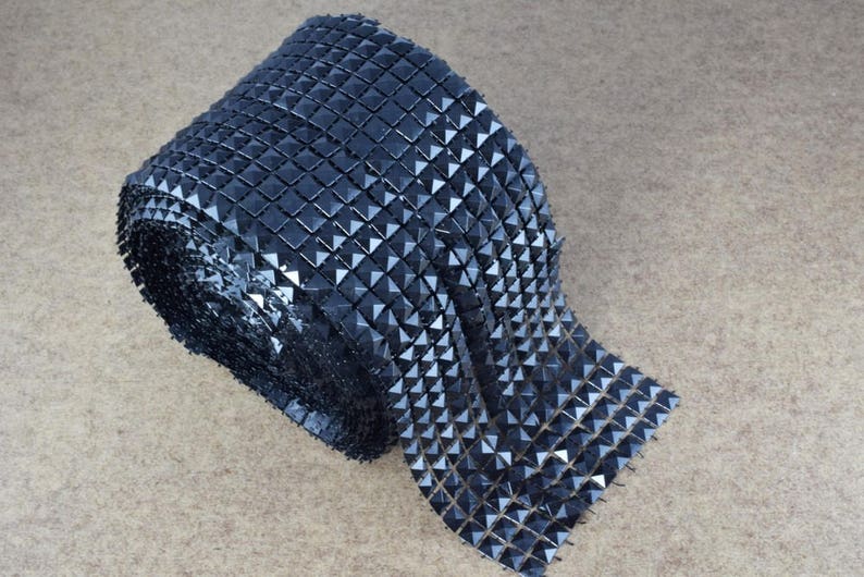 Studded Mesh Roll Pyramid Mesh Roll Trim 10 Yard Roll for - Etsy