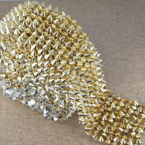 Spike Mesh Roll Trim 5 Yard Silver or Gold or Black or Red - Etsy