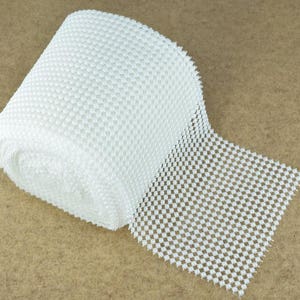 Pearl Mesh Roll Trim 10 Yard White or Creamy Color Roll for Costumes ...