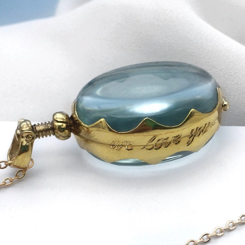 Oval Locket Pendant - Etsy