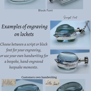 Locket Shapes Choose a Shape and Choose a Message Memorial | Etsy