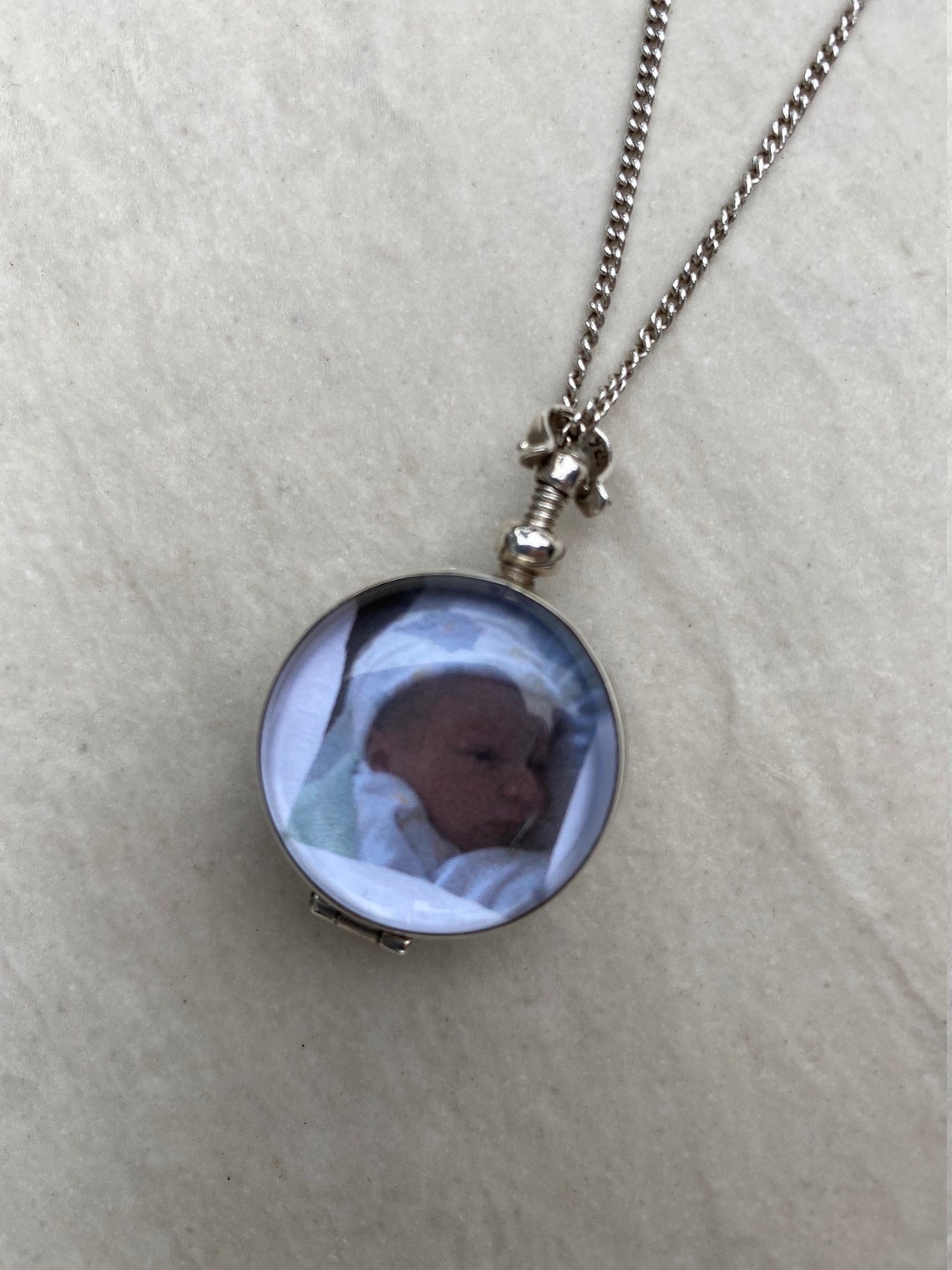 Clear Glass Lockets Antique Locket UK Silver Jewellery to | Etsy