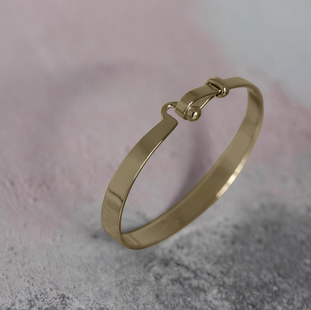 Small Wrist Bangle 18k Gold Vermeil Bracelet Bangle Gold Bangle ...
