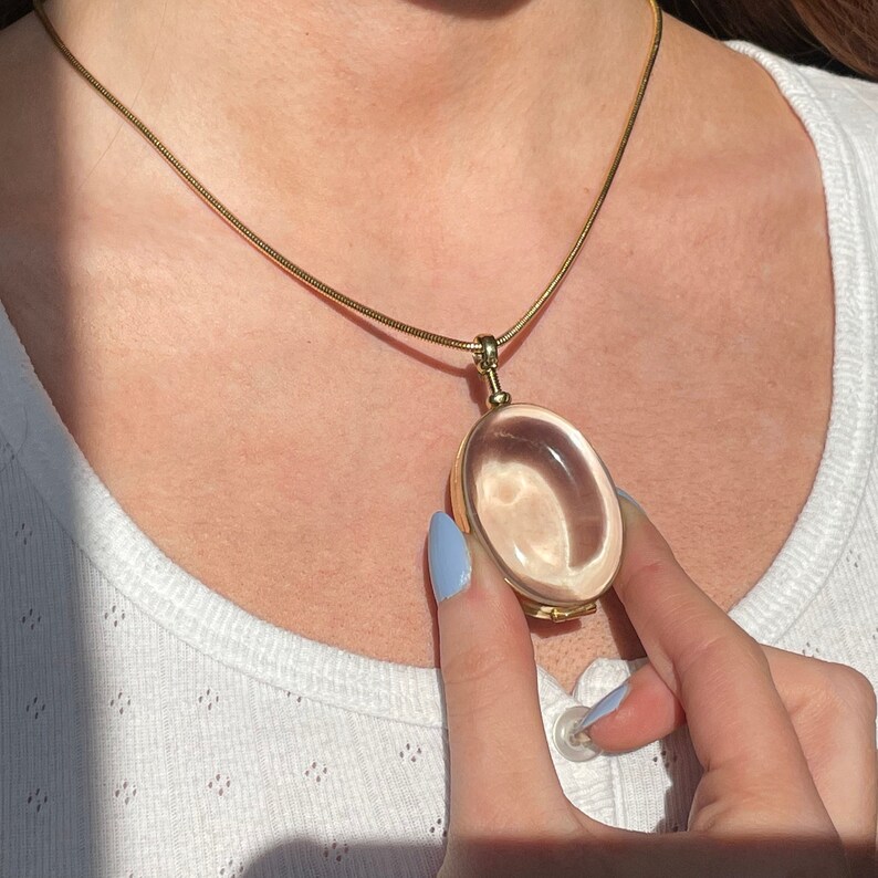 Personalised Gold Locket • First Haircut Keepsake • Gold Locket for ...