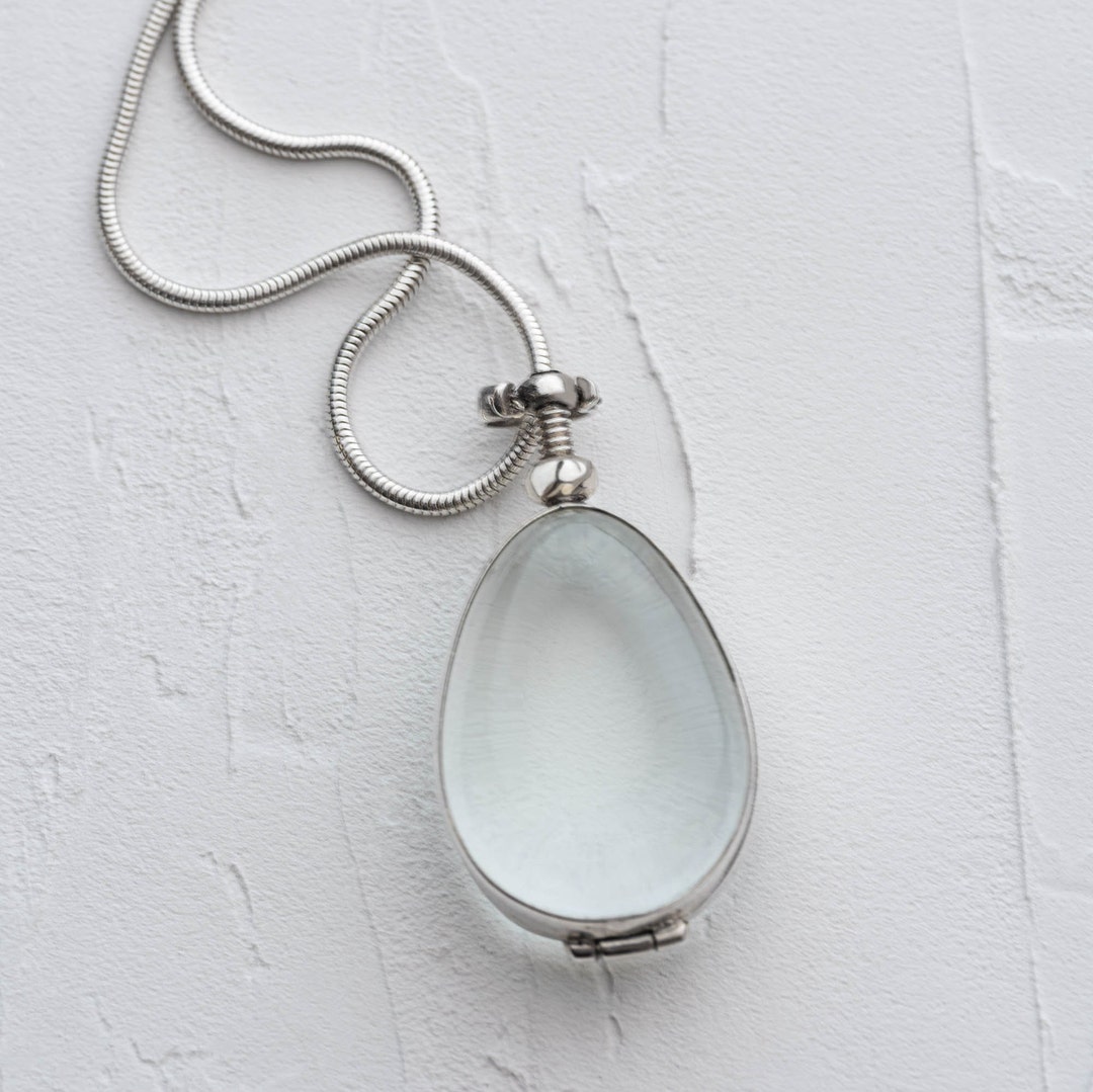 Silver Locket for Photo Gift Picture Locket in 3 Sizes Personalized ...