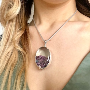 Deep Lockets Oval Locket Fillable Lockets for Gems Birthstone Necklace ...