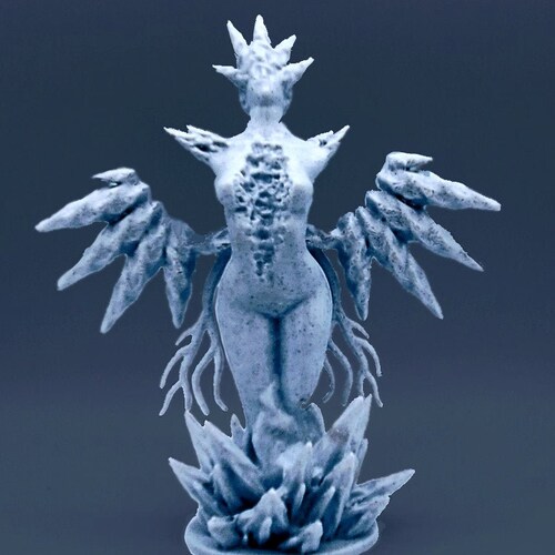 Lady Dimitrescu Statue Resident Evil Village Crystal - Etsy Canada